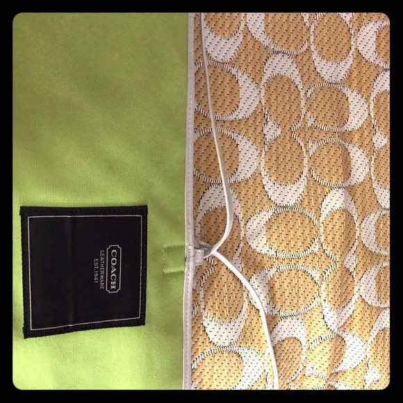 Coach | Other | Authentic Coach Signature C Yoga Bamboo Mat | Poshmark